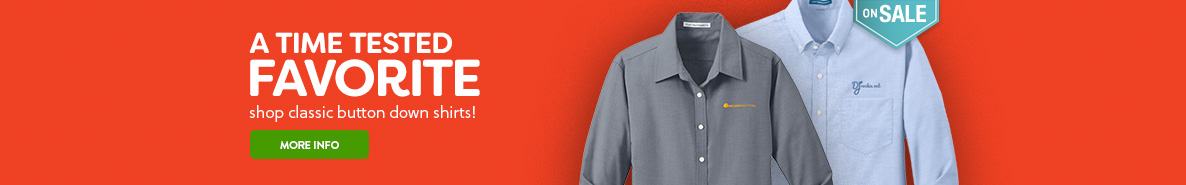 Custom Button Down Shirts | Logo Dress Shirts | ePromos