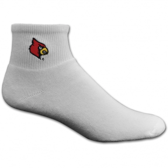 Classic White Ankle Style Custom Socks | Promotional Socks | ePromos