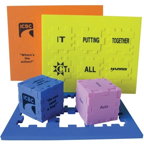 Promotional EVA Foam Puzzle Cube - 1.5