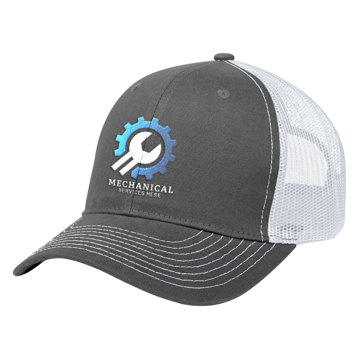 Cotton Twill Structured Custom Cap w/ Mesh Back | ePromos