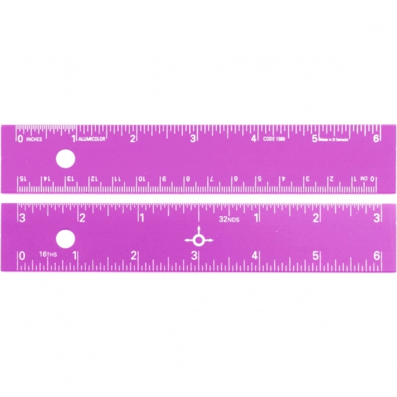Logo Ruler from ePromos - Anodized Aluminum Logo Printed Ruler