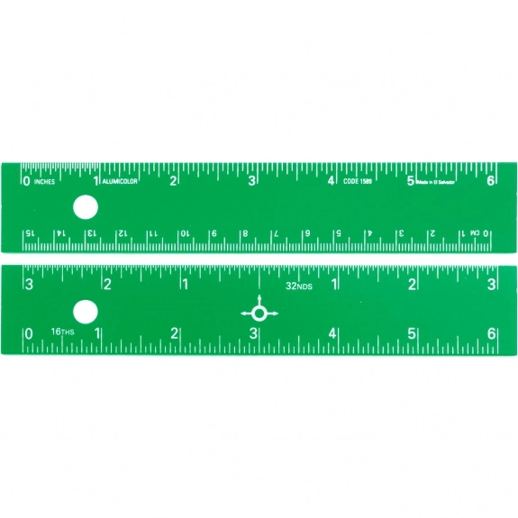 Logo Ruler from ePromos - Anodized Aluminum Logo Printed Ruler