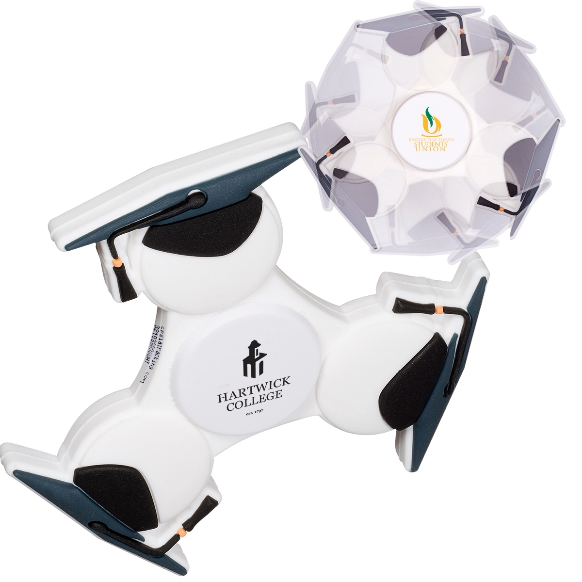 Fidget Spinner Custom Stress Reliever - Graduation Cap | ePromos