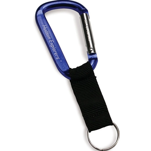 Customized Carabiner with Strap and Split Ring | ePromos