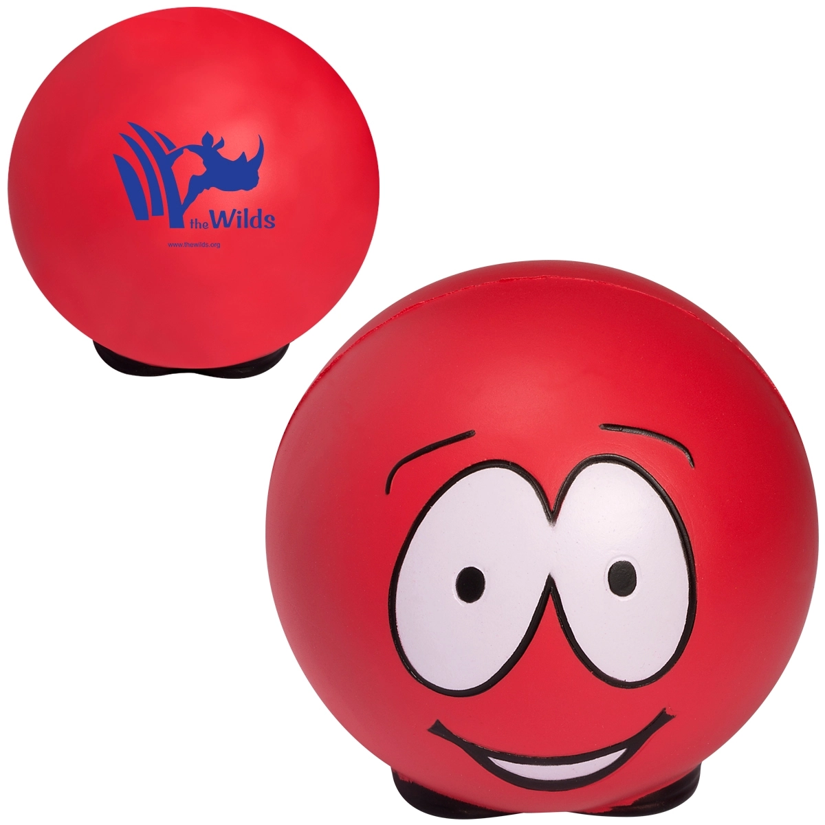 Emoticon Face Custom Stress Ball | Promotional Stress Balls | ePromos