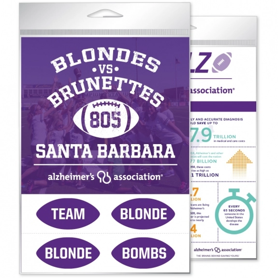 Breathable Custom Cheek Stickers | Promo Stickers | ePromos