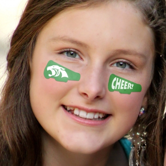 Breathable Custom Cheek Stickers | Promo Stickers | ePromos