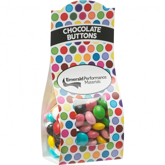 Full Color Custom Candy Pouch - Chocolate Buttons | ePromos