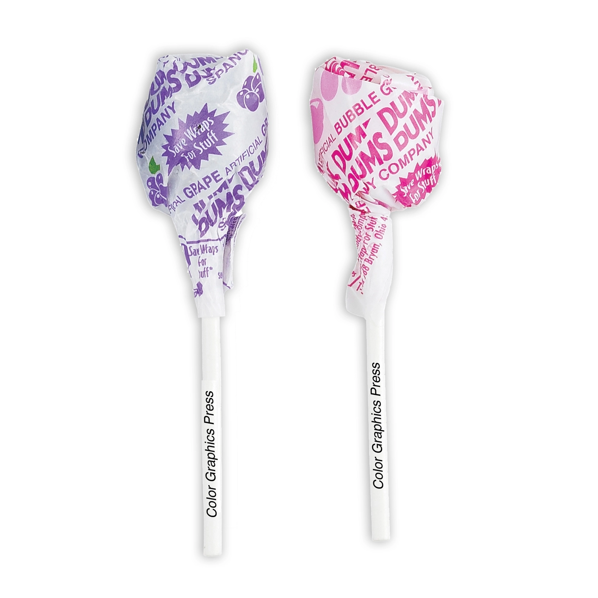 Dum Dums Promotional Lollipops in Assorted Flavors