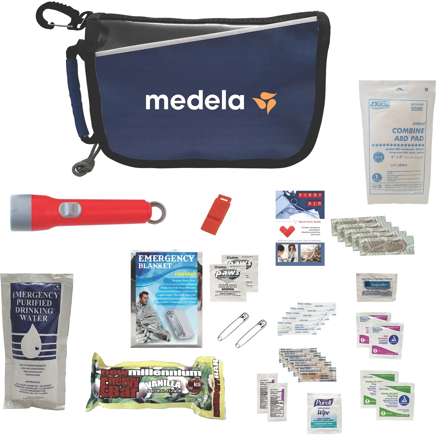 Deluxe Disaster Prep Promotional First Aid Kit | ePromos Deluxe Disaster Prep Promotional First Aid Kit | ePromos