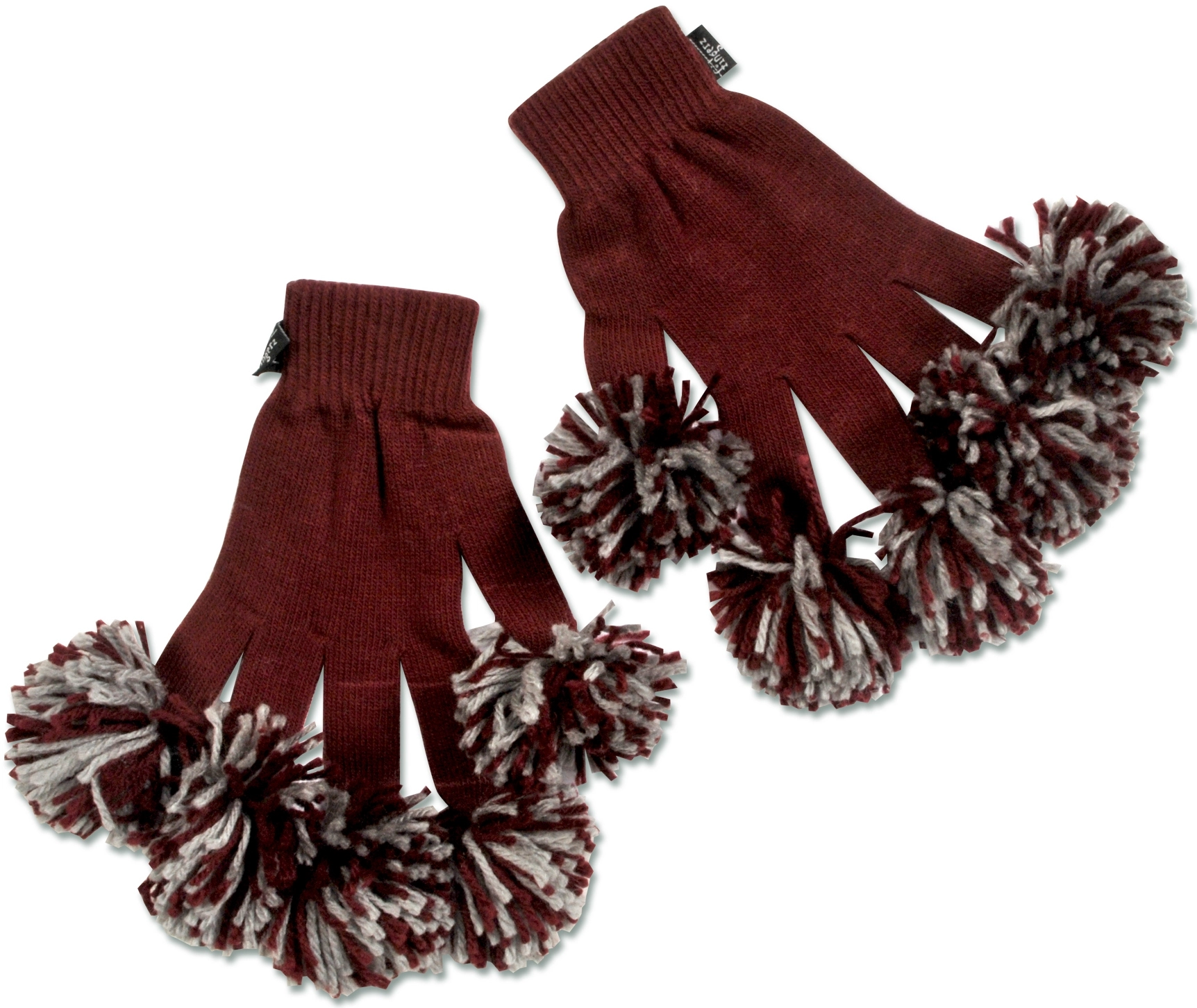 Full Color Spirit Finger Custom Pom-Pom Gloves | Promotional Pom-Poms