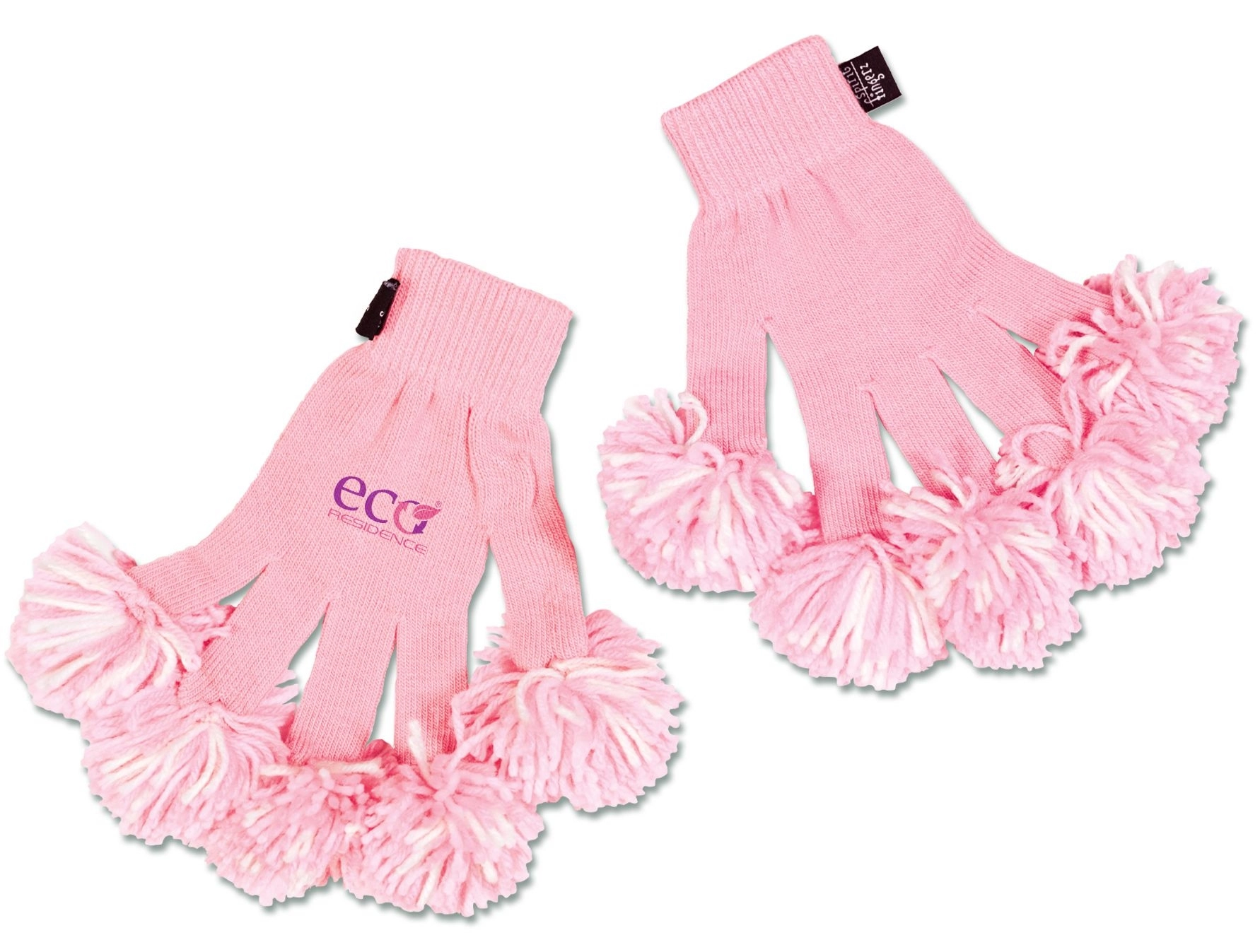 Full Color Spirit Finger Custom Pom-Pom Gloves | Promotional Pom-Poms