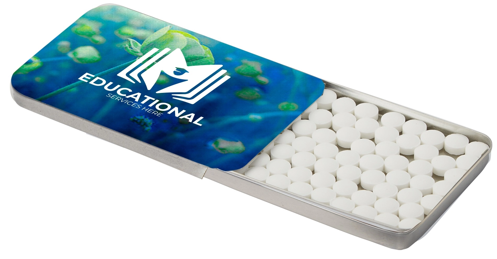 Full Color Sugar Free Mints w/Custom Slide Tin | ePromos