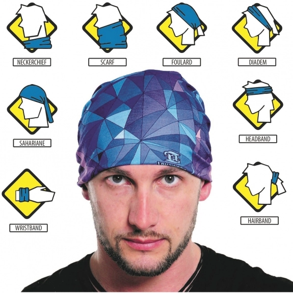 Full Color Multi-Function Custom Bandana Tube | Custom Bandanas | ePro