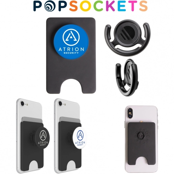 PopWallet Plus Lite Custom Cell Phone Wallet w/ Mount | ePromos