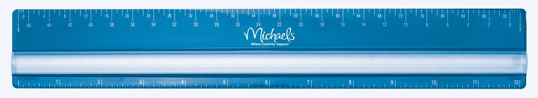 Clear Magnifying Imprinted Ruler - 12