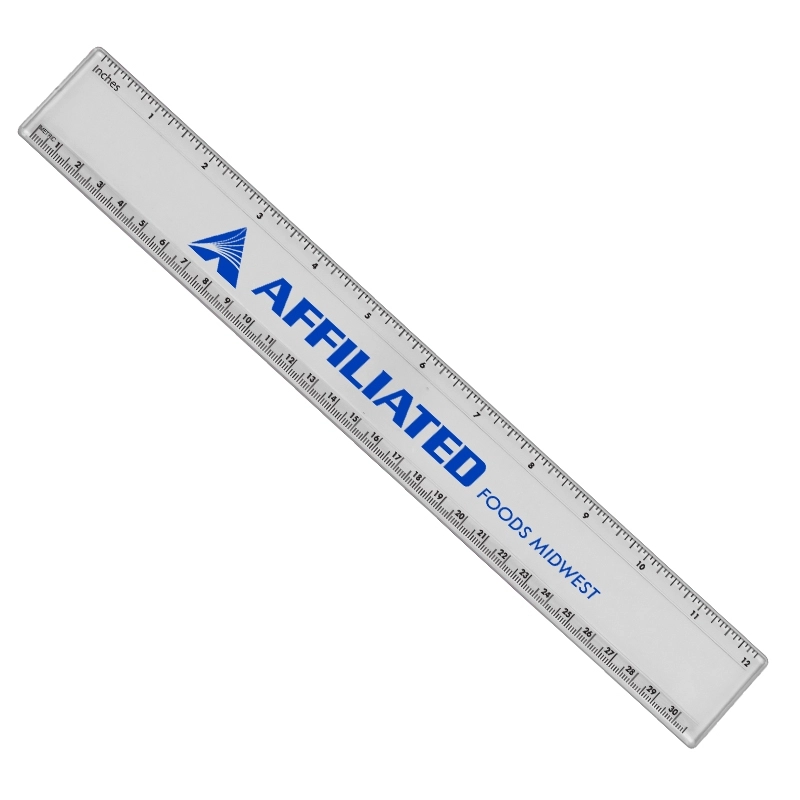 Translucent Promotional Plastic Ruler - 12in | ePromos
