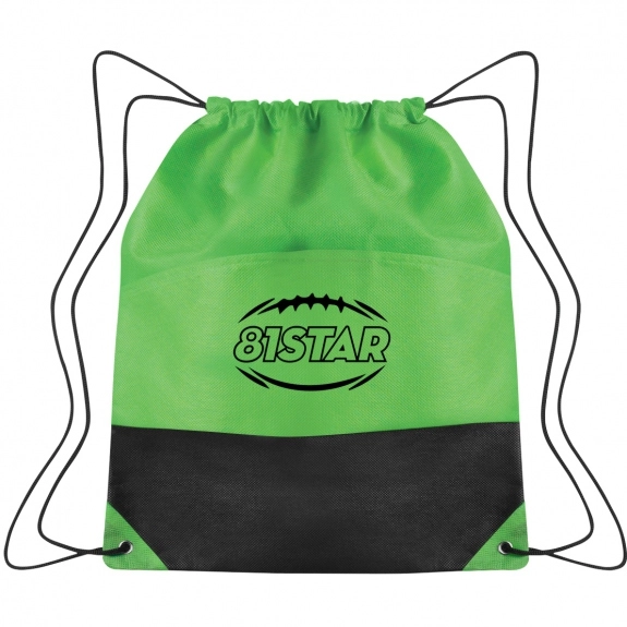 Non-Woven Two-Tone Promotional Drawstring Backpack | ePromos