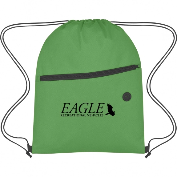 Non-Woven Logo Drawstring Bag - Custom Drawstring Backpack